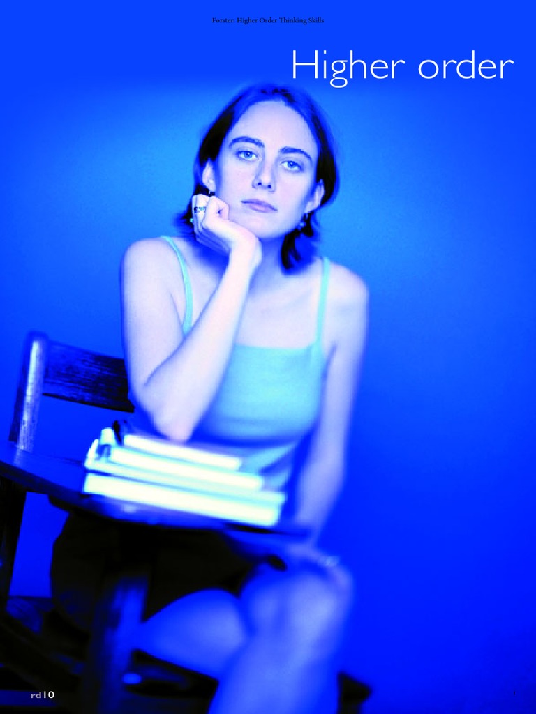 Higher Order Thinking Skills Overview | PDF | Literacy | Programme For ...