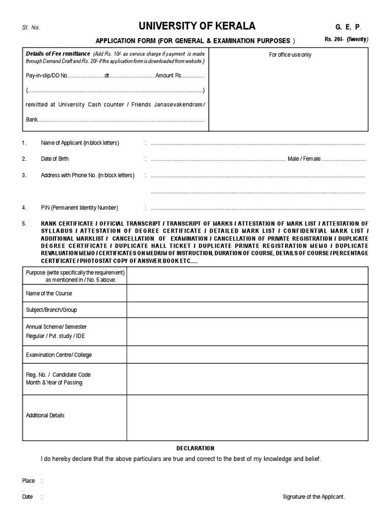 General Purpose Form New Modified | PDF | Qualifications | Vocational ...