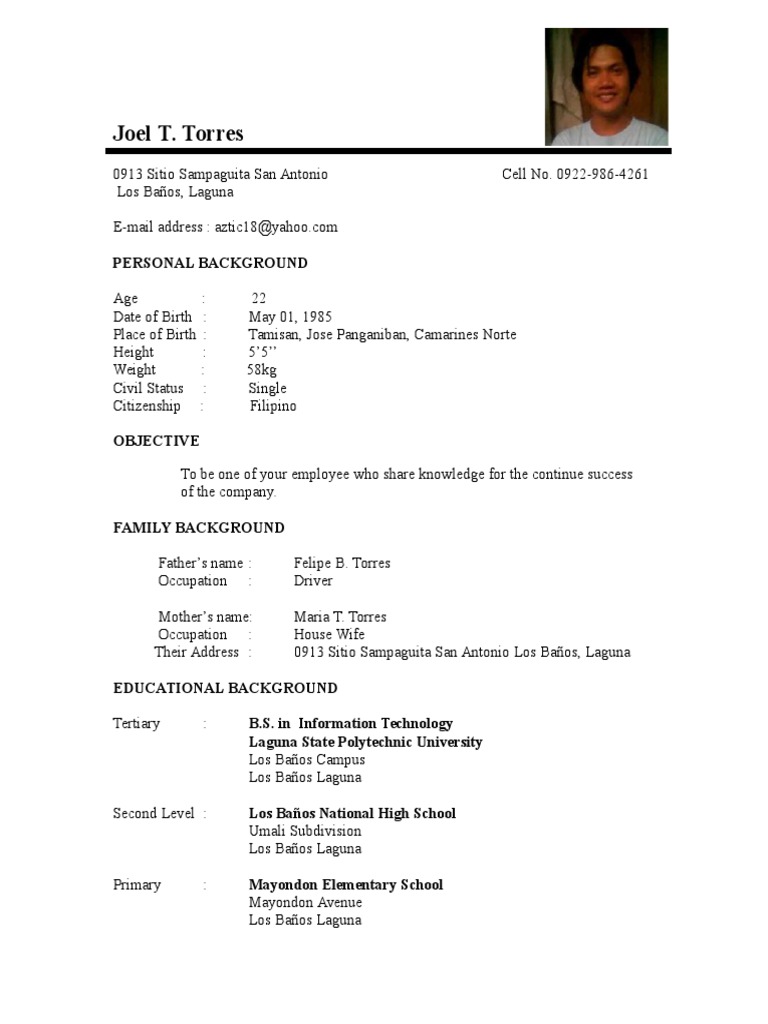 Joel Resume | PDF | Wellness
