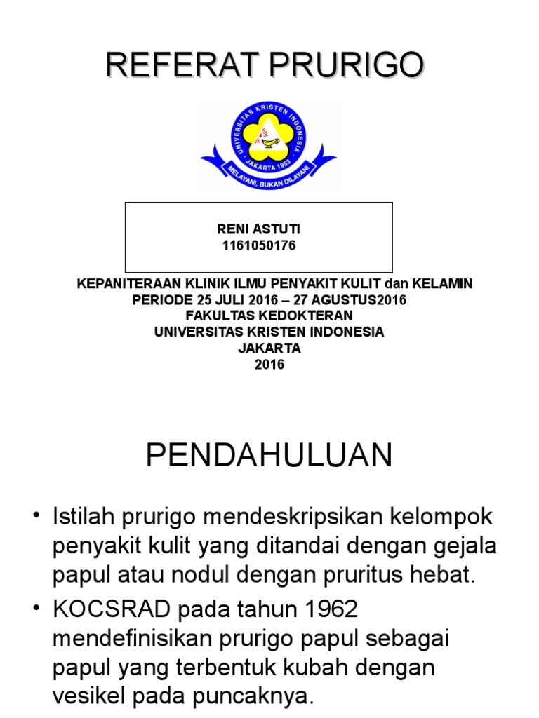 Prurigo | PDF