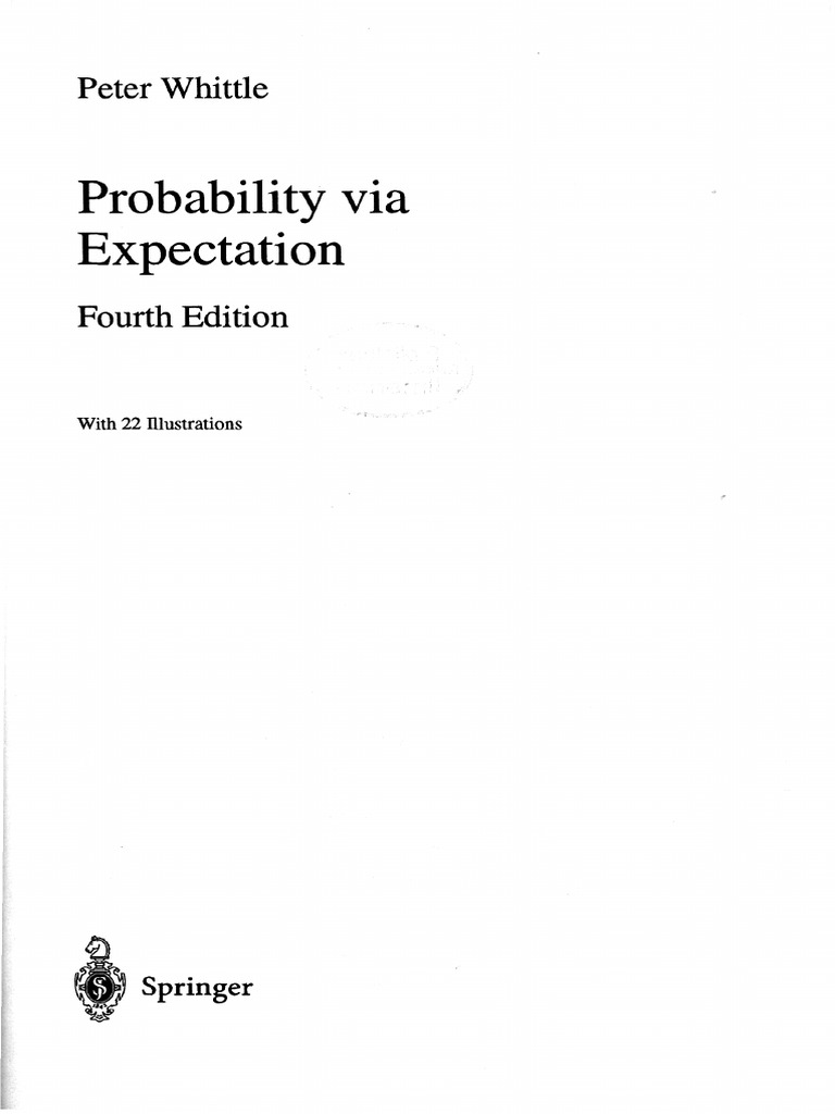 Probability Via Expectation | PDF | Stochastic Process | Expected Value