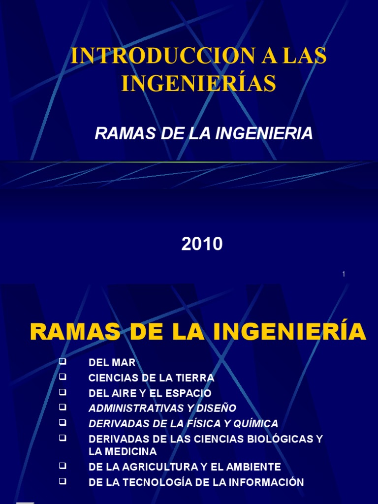 Ramas de La Ingenieria | PDF | Ingeniería geotécnica | Ingeniería