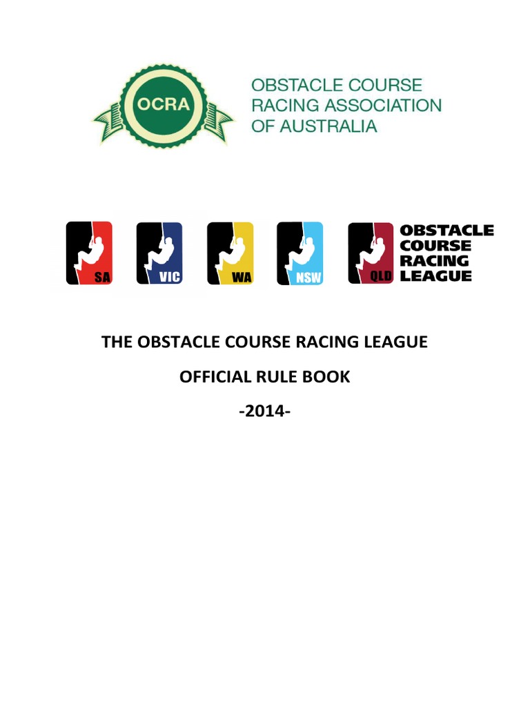 The Rule Book of the Obstacle Course Racing League: Establishing ...