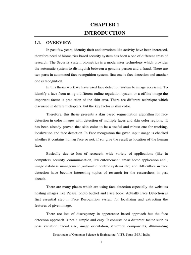 1.1. Overview: Department of Computer Science & Engineering, VITS ...