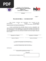 NLC Parental Consent Form Learning Camp Registration Template | PDF | Legal Guardian | Social ...