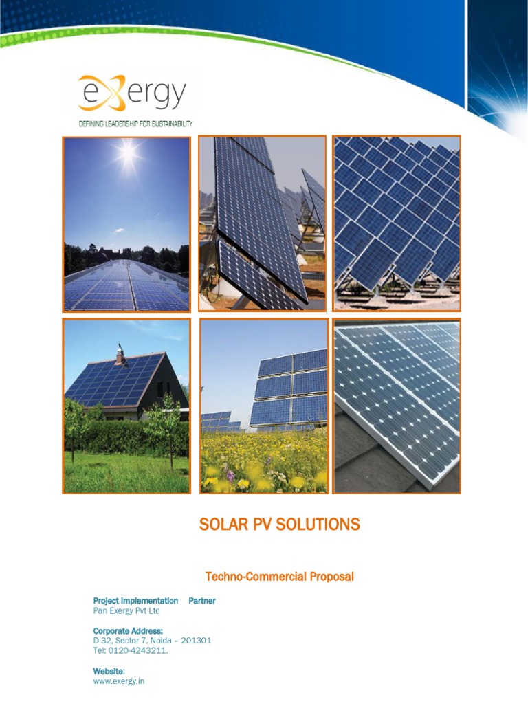 Solar Project Proposal PDF | PDF | Solar Power | Solar Panel