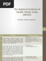 NIHSS Skor Indonesia (Final Version) | PDF