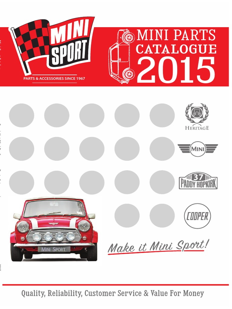 Catalogue de Peças Mini Cooper Sport | PDF | Mini | Carburetor