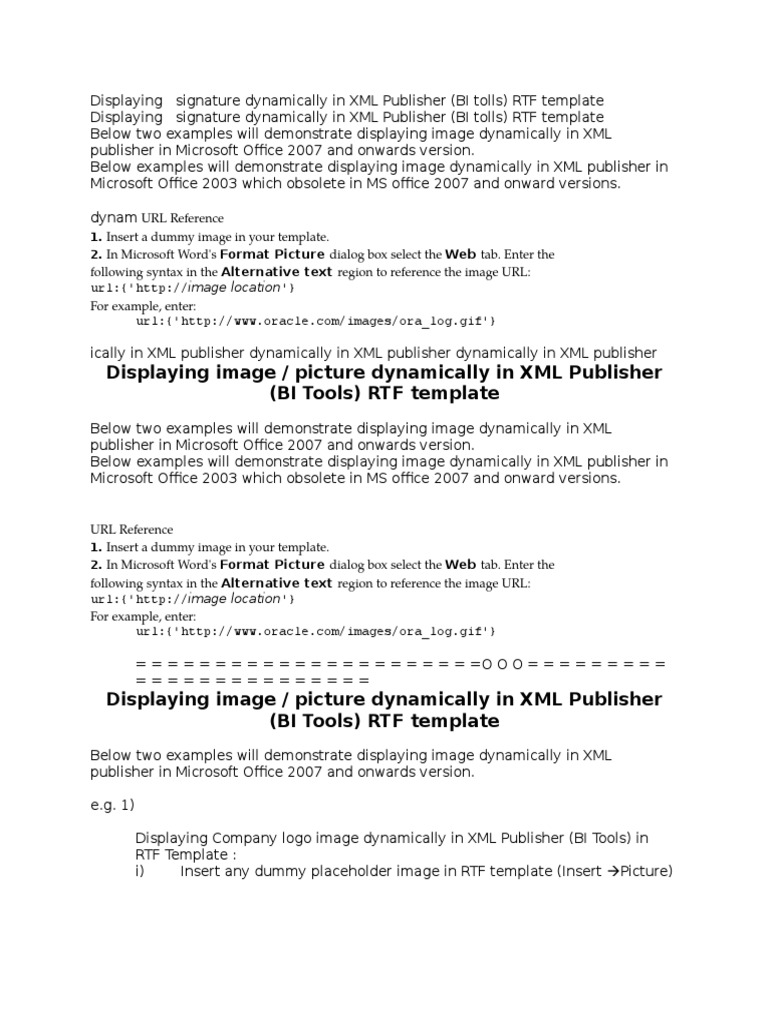 Displaying Images and Signatures Dynamically in XML Publisher Templates ...