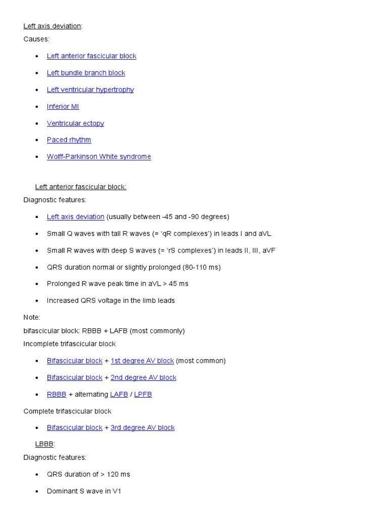 ECG Notes | PDF | Heart | Electrocardiography