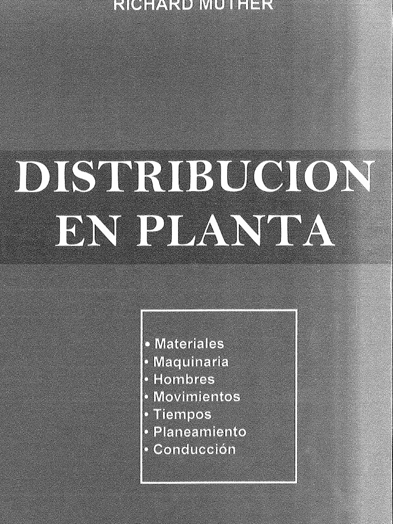 03 Distribución en Planta Richard Muther | PDF