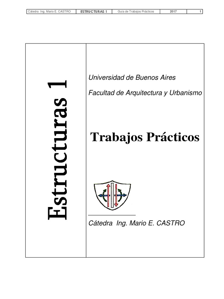 Estructuras 1 Castro PDF | PDF | Braguero | Ingeniería de Edificación