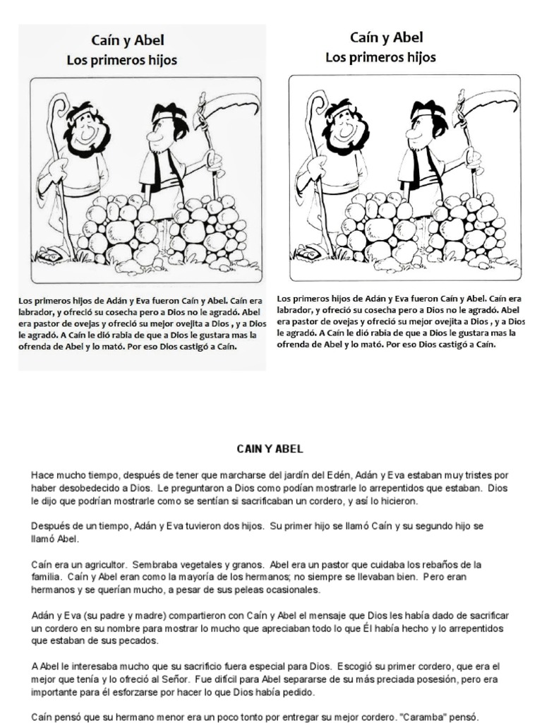 CAIN Y ABEL | Caín y Abel | Adán y Eva | Prueba gratuita de 30 días ...