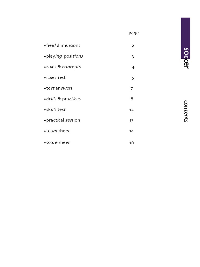 Soccer | PDF | Association Football | Defender (Association Football)