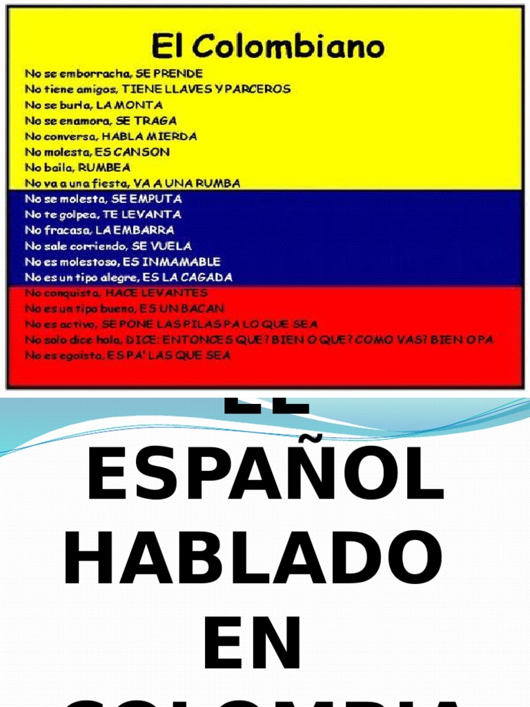 Colombia, 2017-I | PDF | Lengua española | Dialecto