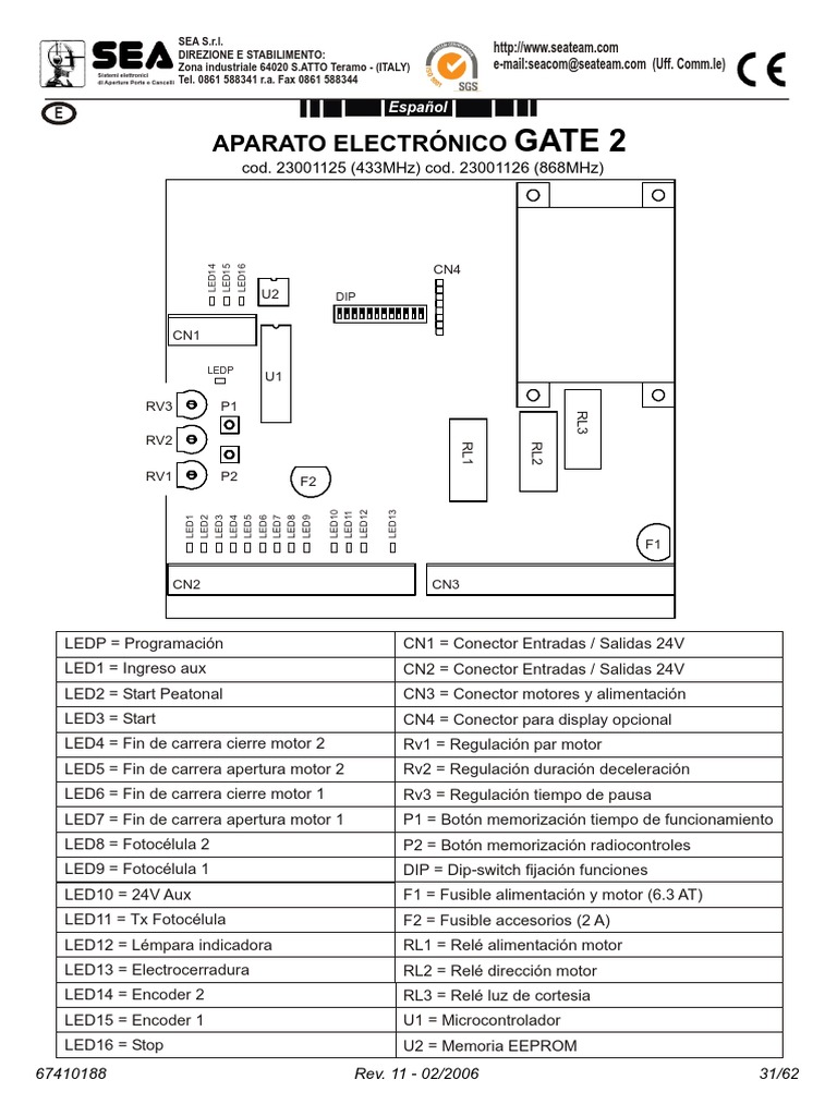 Electronic Gate System Guide | PDF | Mechanical Engineering ...