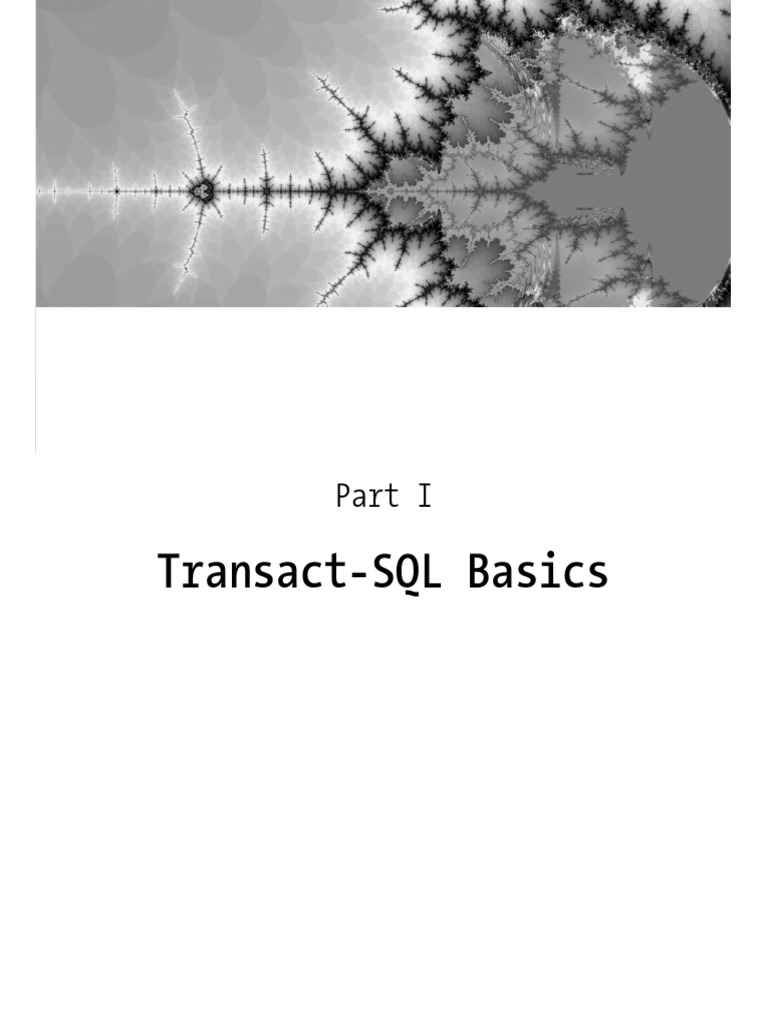 Transact-SQL Basics | PDF