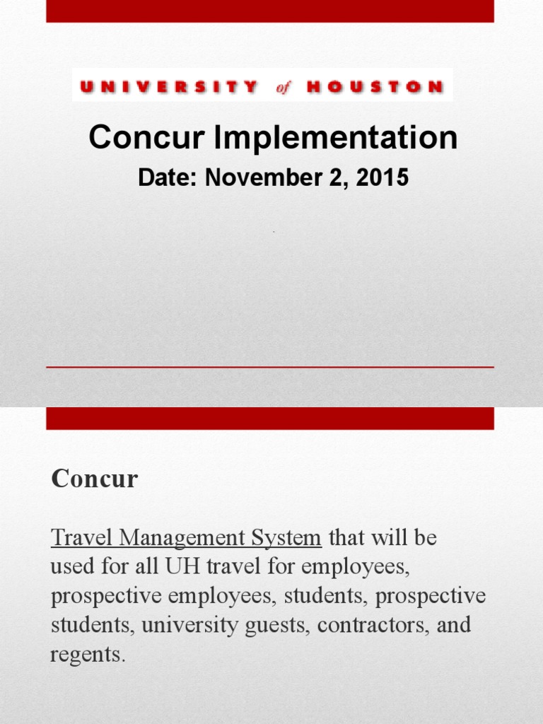 Concur Implementation | PDF | Financial Transaction | Hyperlink