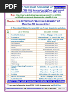 FSSC 22000 Version 6 Audit Checklist | PDF | Verification And ...