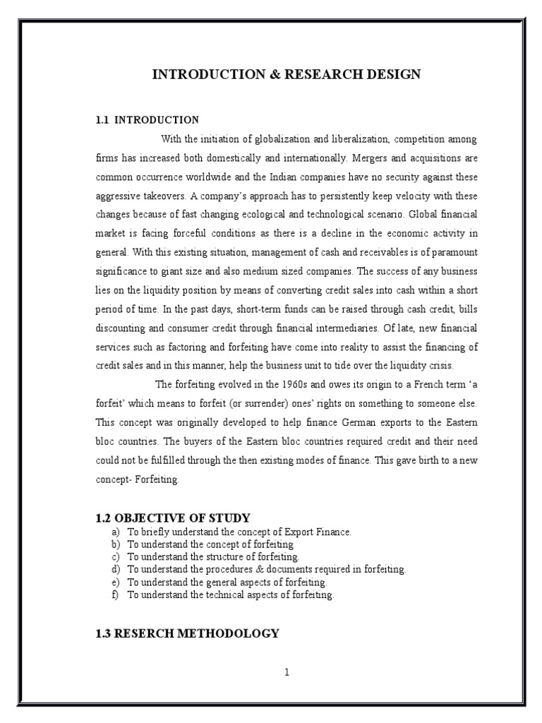 Understanding Forfeiting Finance | PDF | Letter Of Credit | Factoring ...