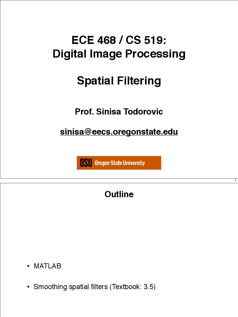 DIP With Spatial | PDF | Filter (Signal Processing) | Correlation And ...