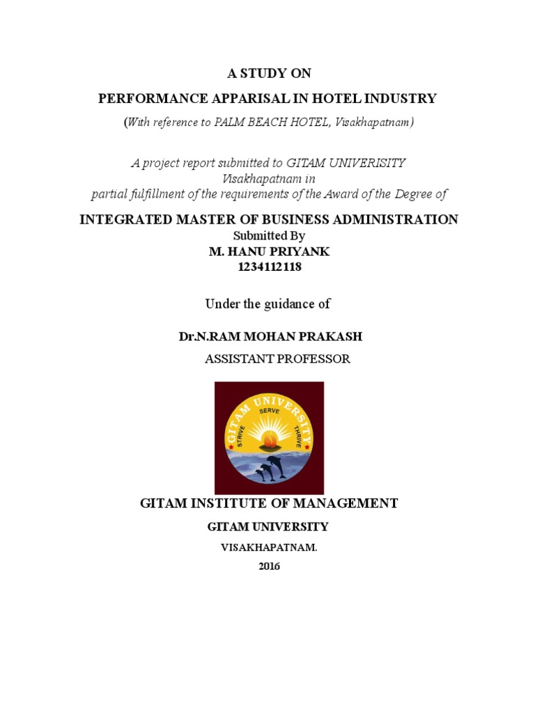 Project of Performace Apprisals FINAL FINAL | PDF | Performance ...