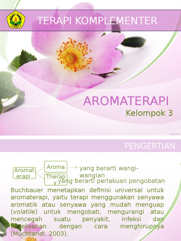 Terapi Komplementer (Aromaterapi) | PDF