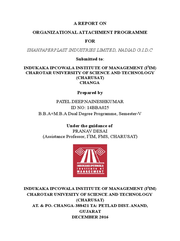 An in-depth analysis of the organizational attachment programme and ...