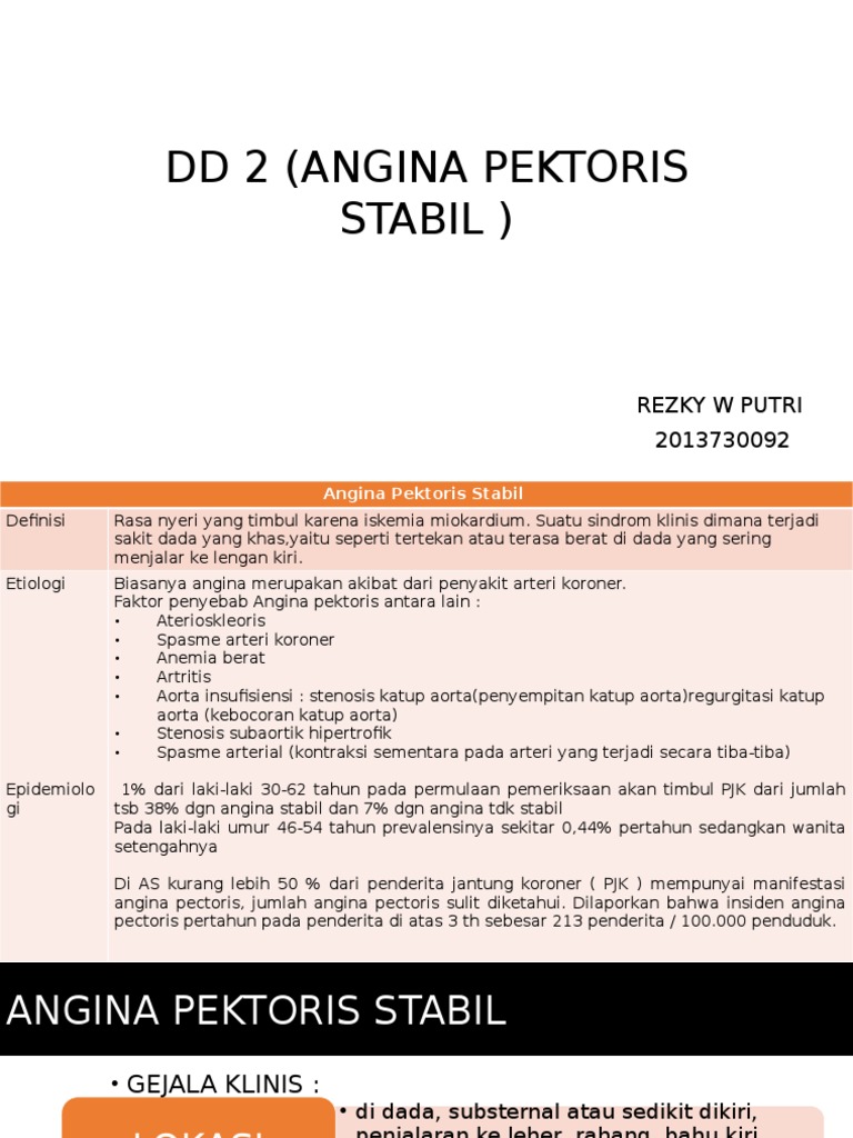 DD 2 (Angina Pektoris Stabil) | PDF