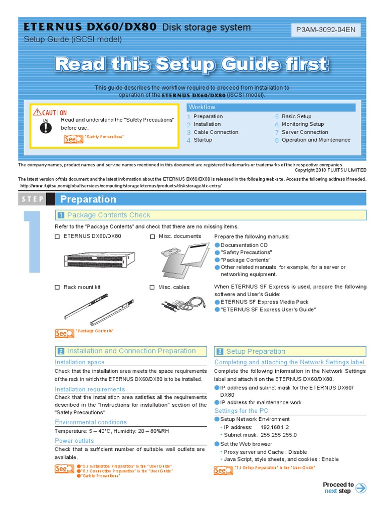 Dx Entry Setupguide Iscsi Pdf Pdf Installation Computer Programs