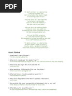 My Hero Poem Analysis for Form 2 | PDF | Horror Films