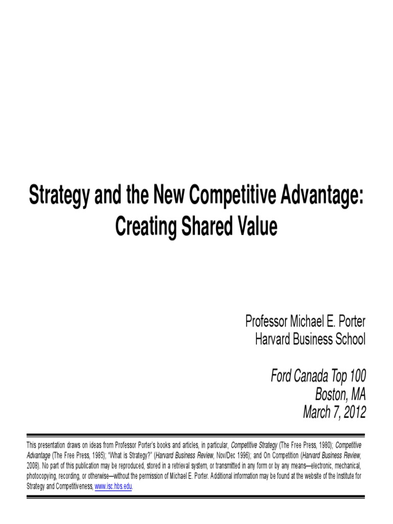 Ford Canada Strategy CSV Presentation - FINAL | PDF | Strategic ...