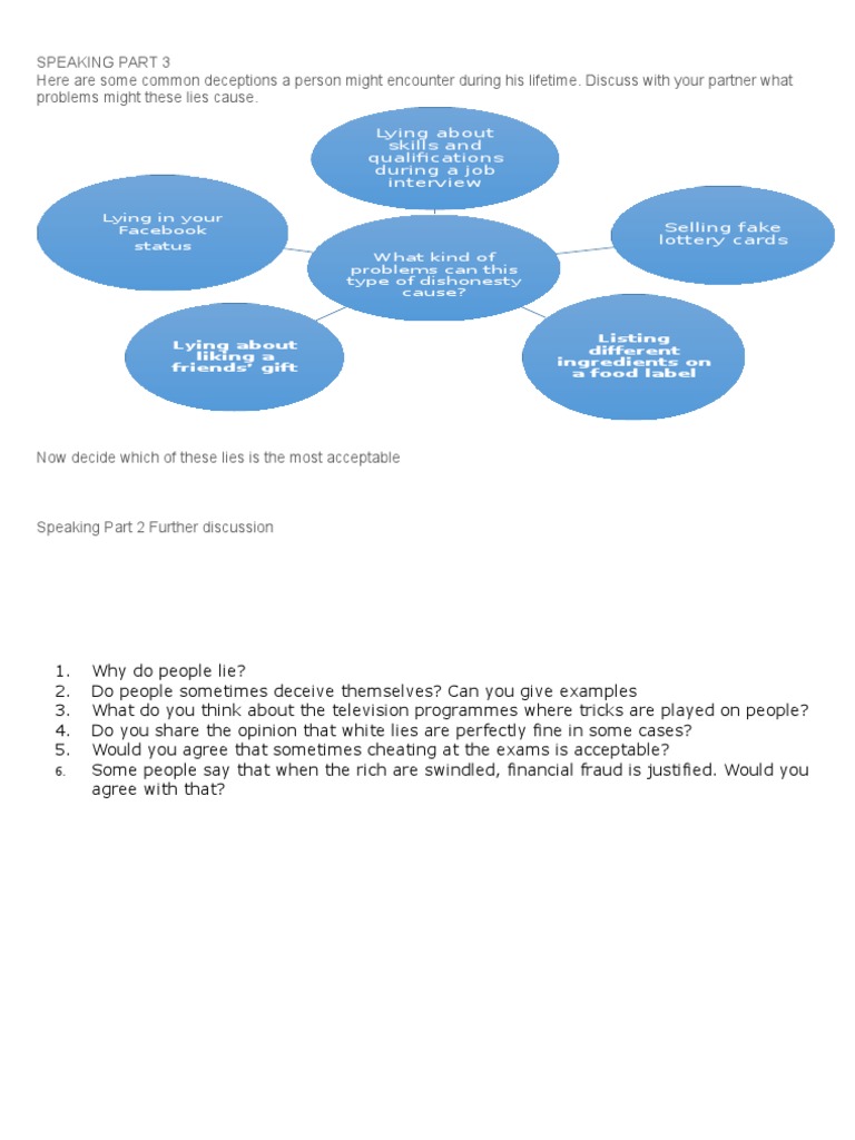 CAE Speaking Task | PDF
