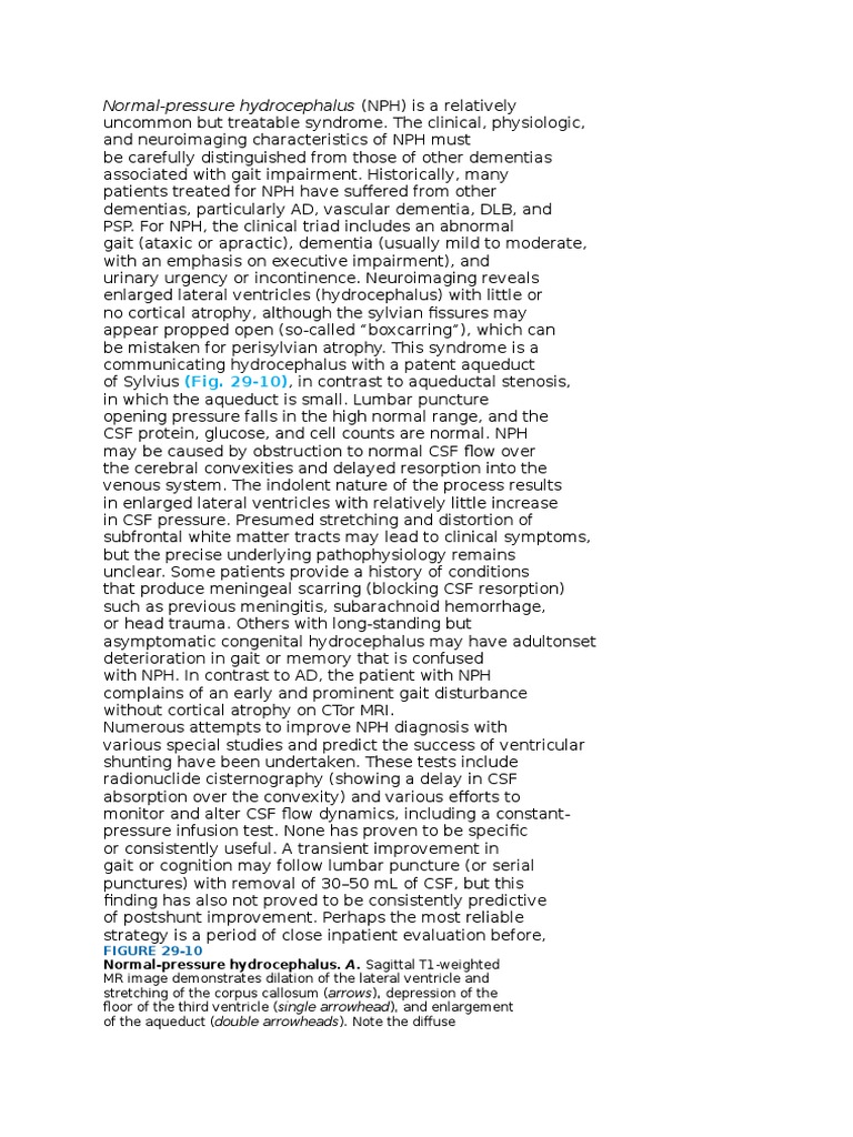 NPH | PDF | Cerebrospinal Fluid | Central Nervous System
