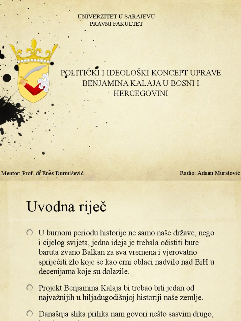 Prezentacija Benjamin Kalaj | PDF