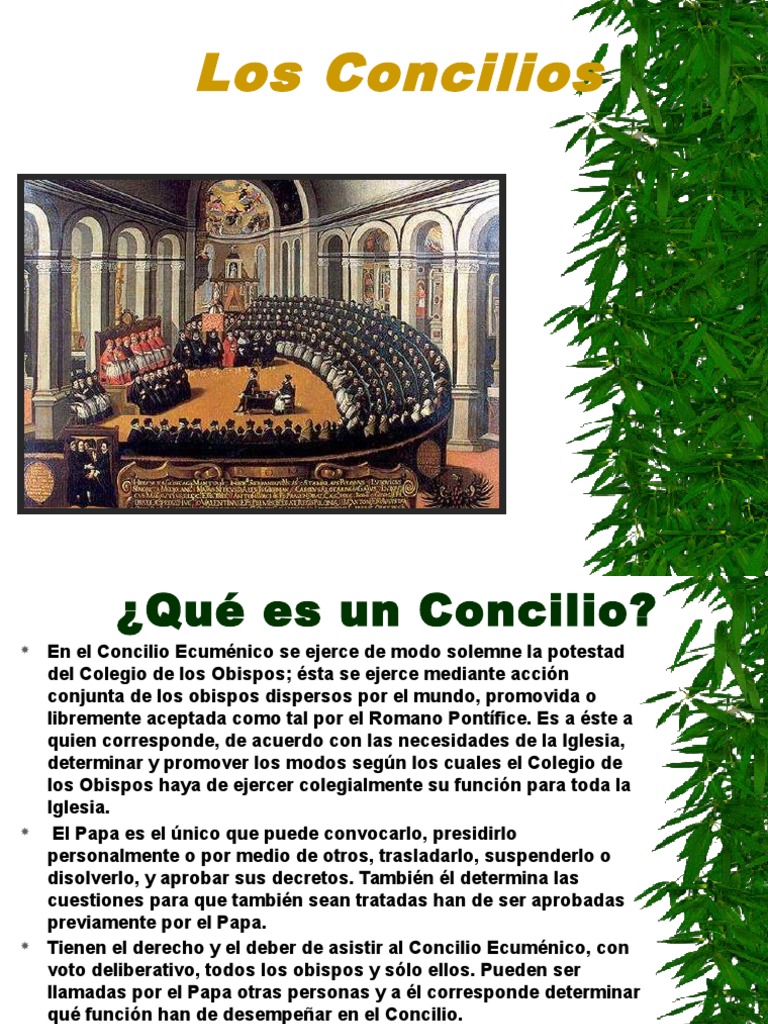 Concilios | PDF | Iglesia Católica | Familias denominacionales cristianas