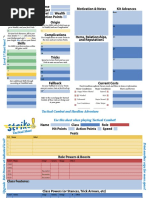 Marvel Universe RPG Character Sheet PDF | PDF