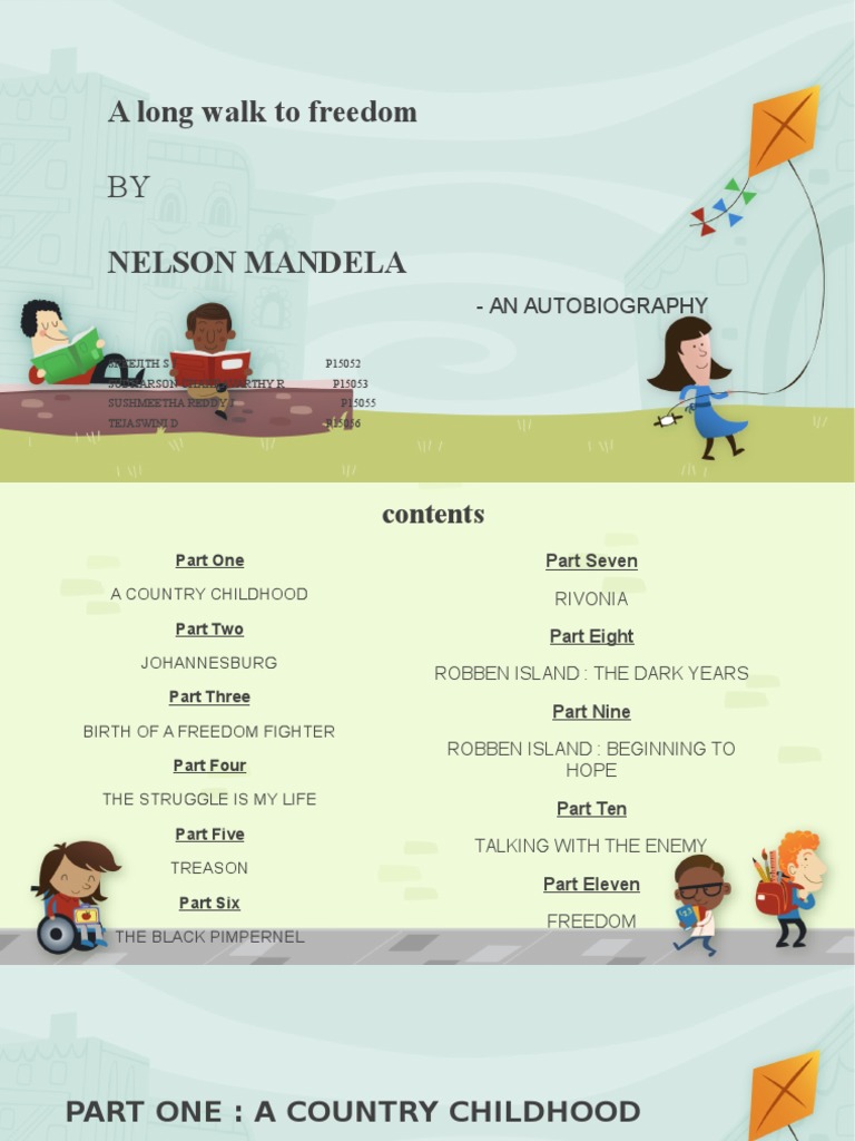 A Long Walk To Freedom | PDF | Nelson Mandela | African National Congress