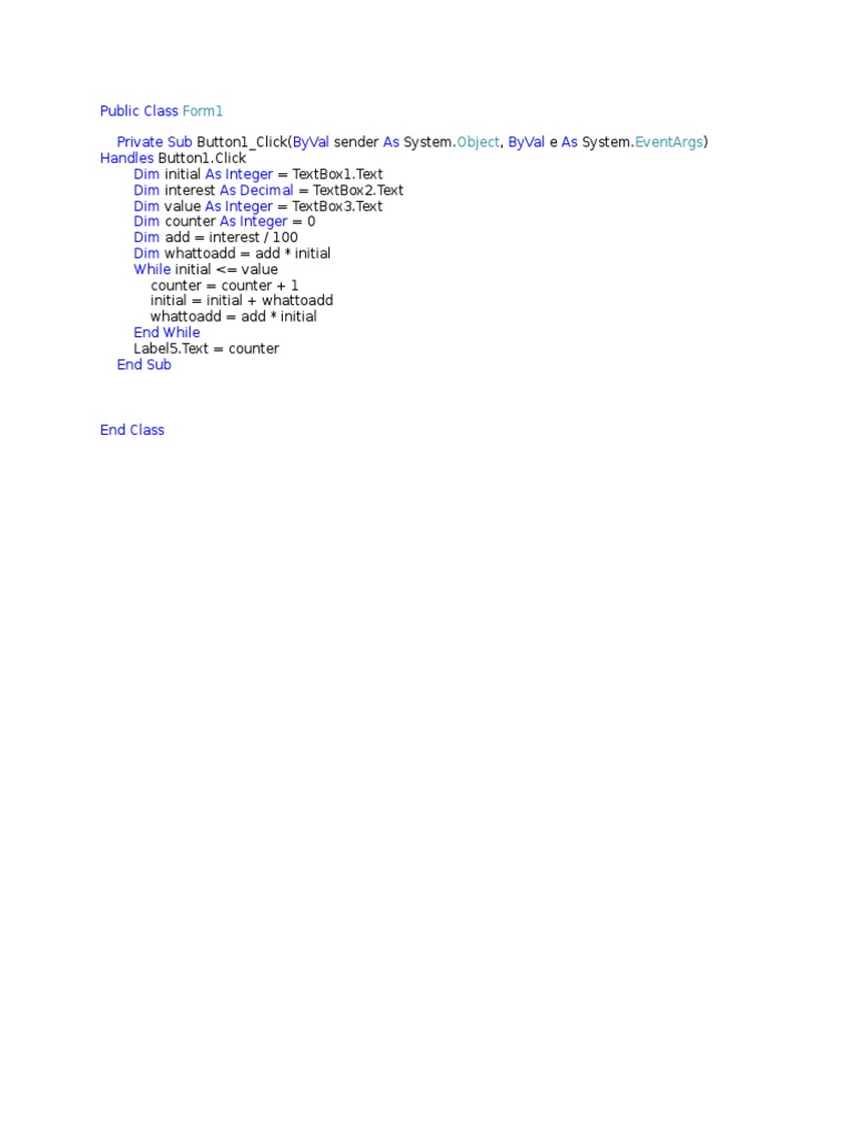 Form1 Object Eventargs | PDF