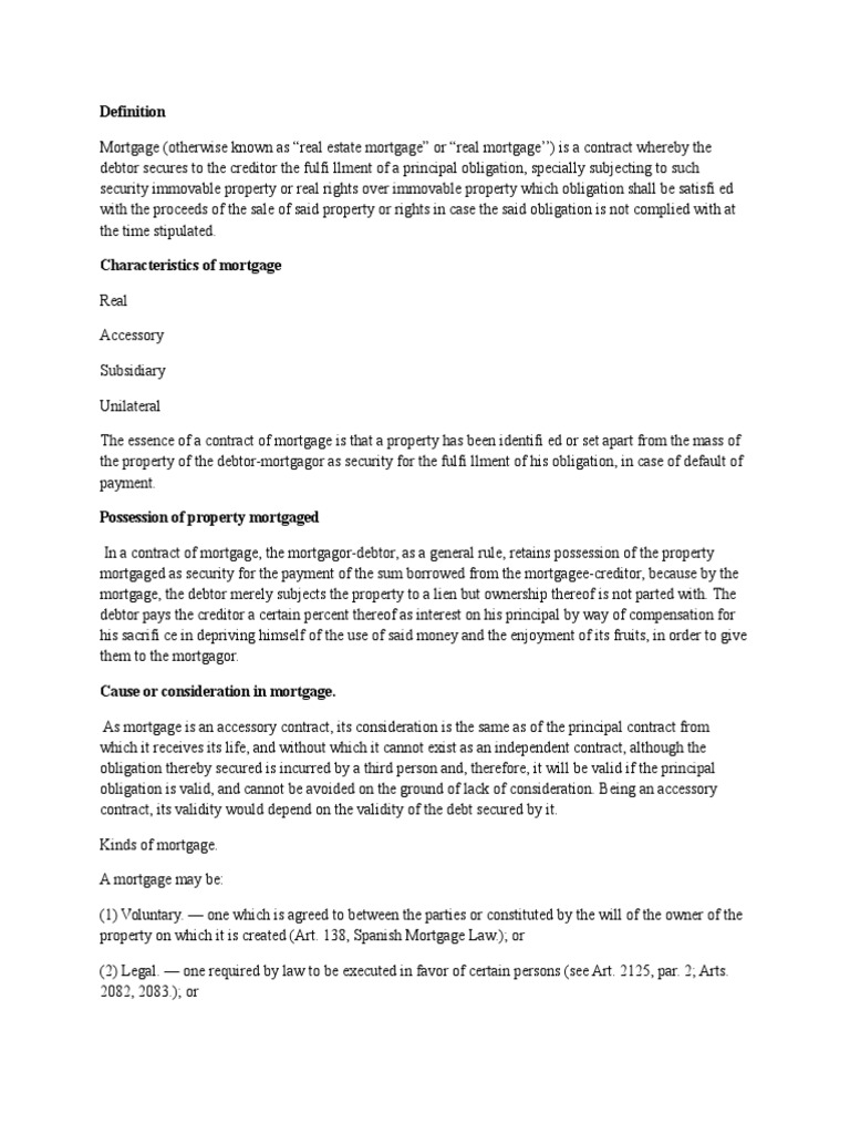 Mortgage Notes | Mortgage Law | Foreclosure