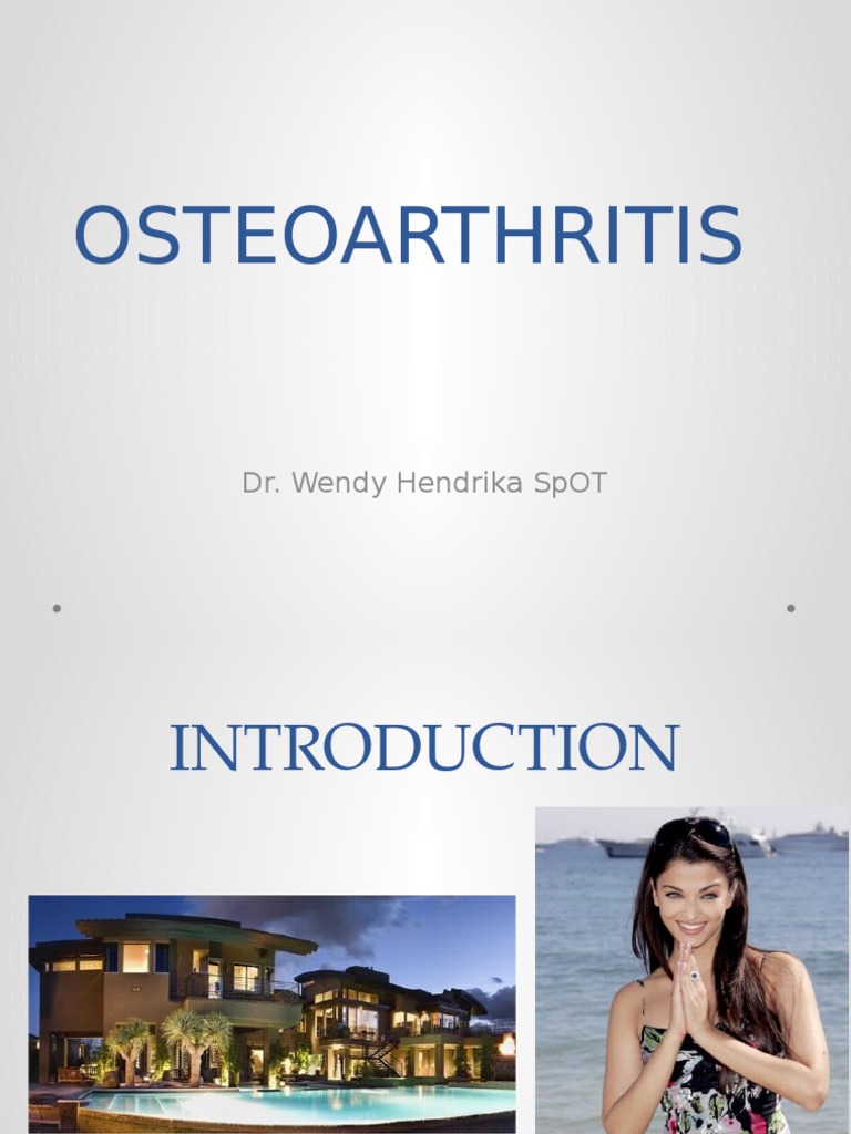 Osteoarthritis HY | PDF | Wellness