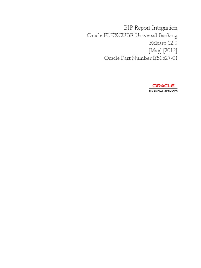 Bip Report Integration Pdf Graphical User Interfaces Oracle Database