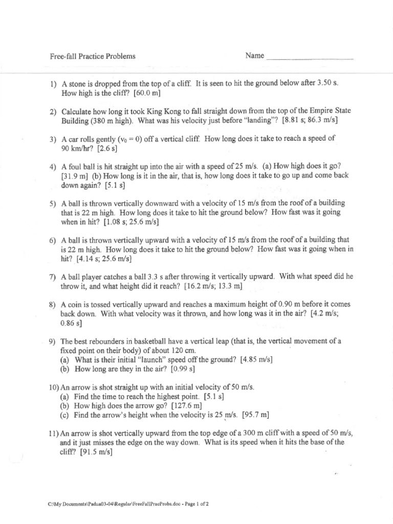 free-fall-worksheet-with-answers-pdf