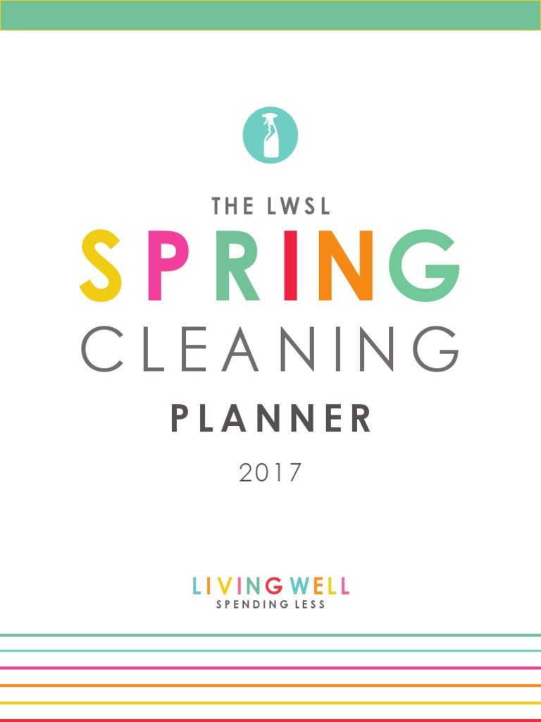 Spring Cleaning Planner | PDF | Housekeeping | Kitchen