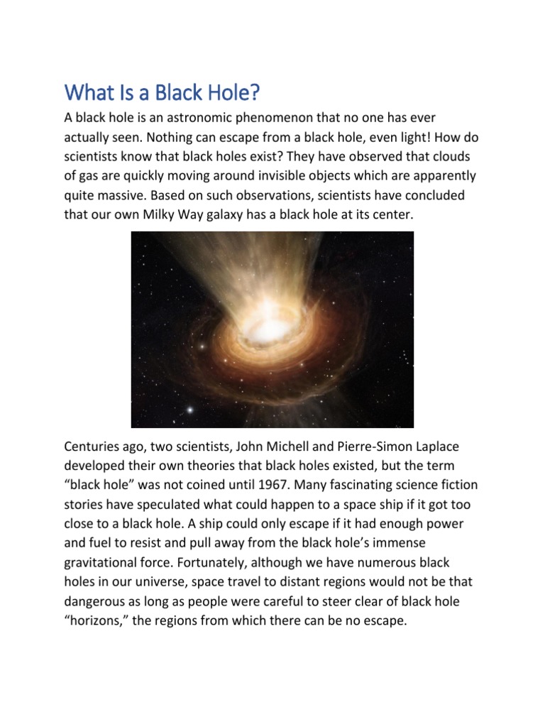 Black Holes | PDF
