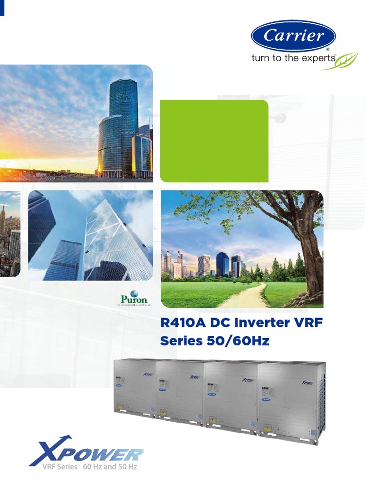 R410A DC Inverter Series 50-60HZ Catalog | PDF | Mechanical Fan | Power ...