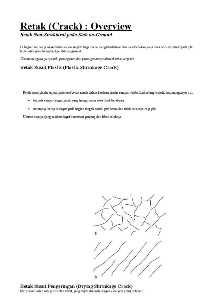 Retak PD Beton | PDF