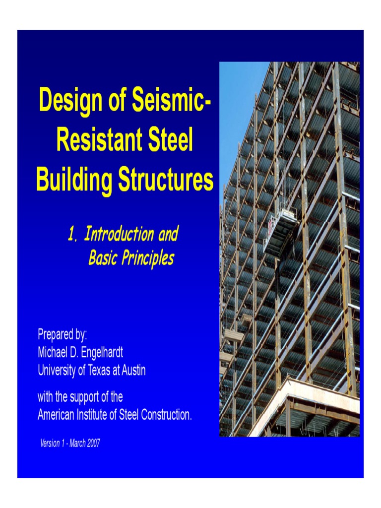 Seismic-Resistant Steel Design Guide | PDF | Framing (Construction) | Screw