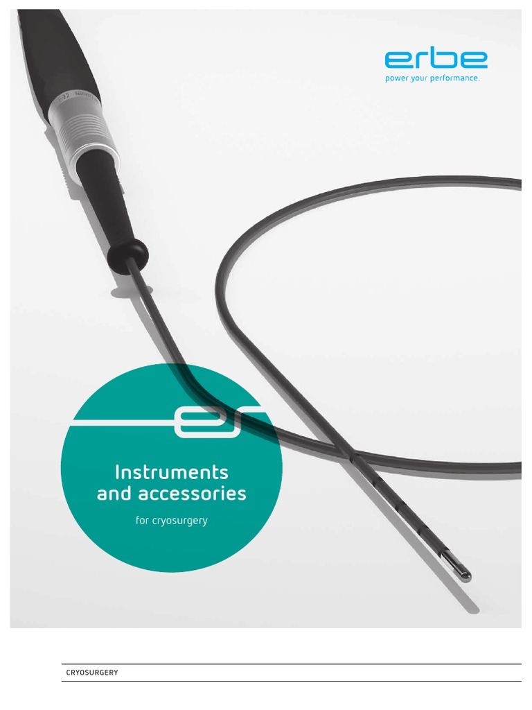 85100-170 ERBE en Cryo Surgery Chapter Catalog D048474 | PDF | Nature