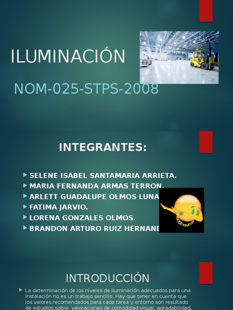 Nom 025 Stps 2008 Iluminacion | PDF | Encendiendo | Science